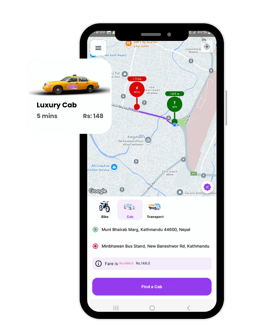 Sajilo Sathi - Your Easy Ride-Sharing Solution